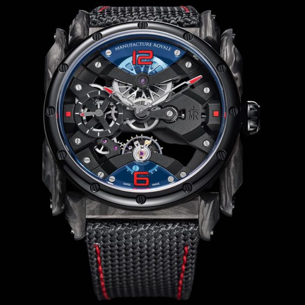 MANUFACTURE ROYALE ADN SPIRIT STEEL DLC FORGED CARBON BLACK (ADN46 ...
