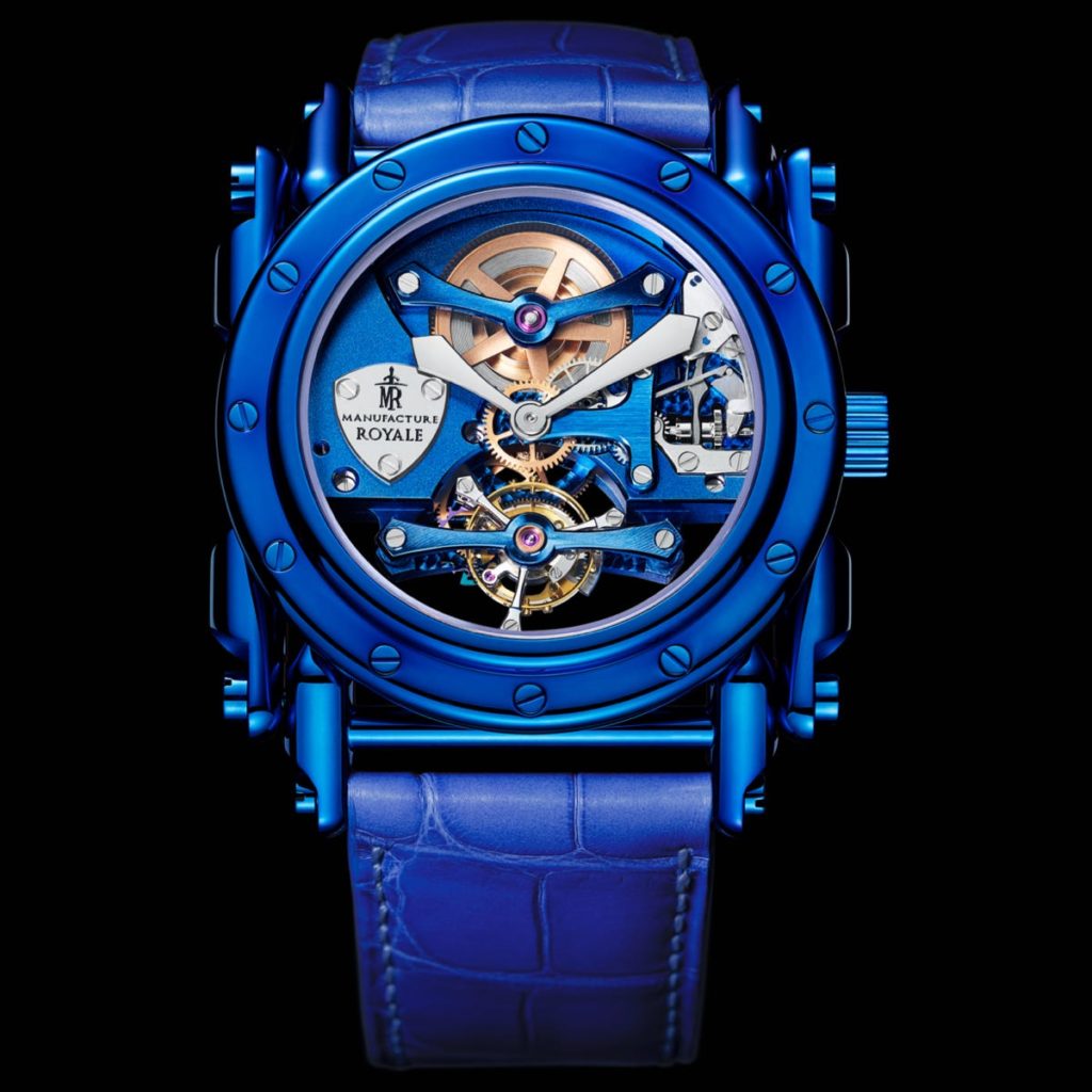 MANUFACTURE ROYALE ANDROGYNE FULL BLUE STEEL TOURBILLON (AN43.01S11.H)