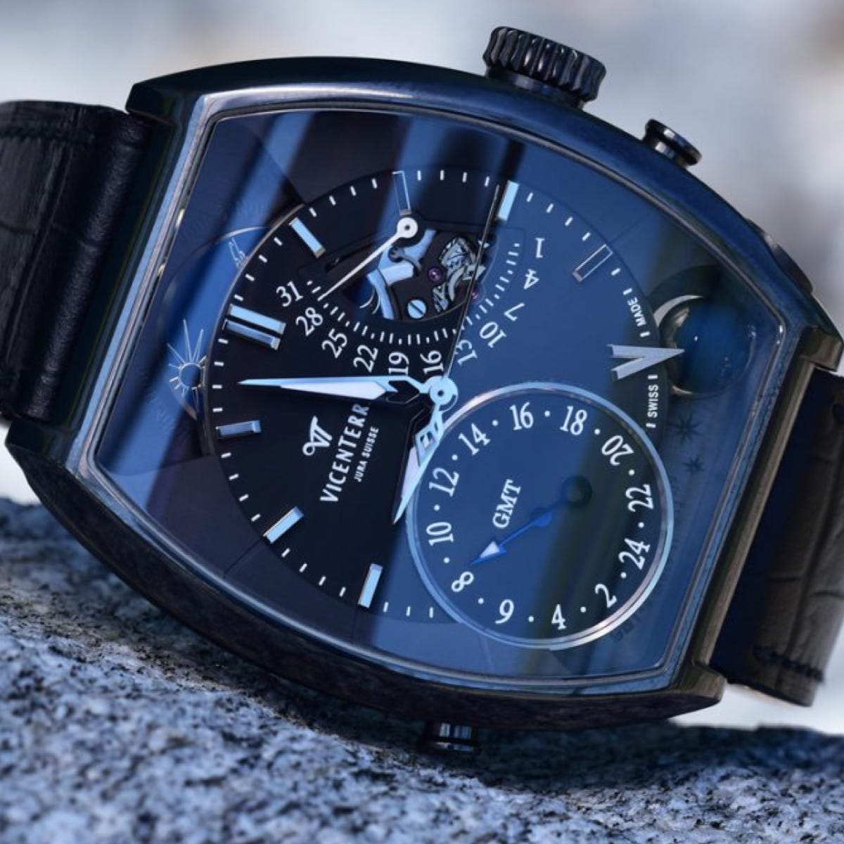 VICENTERRA GMT 3 TOME 5 TITANIUM BLACK MATE