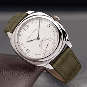 LAURENT FERRIER SQUARE MICRO ROTOR RETRO STEEL