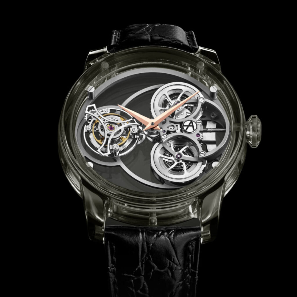 ARTYA PURITY TOURBILLON CHAMELEON GREY AND VIOLET