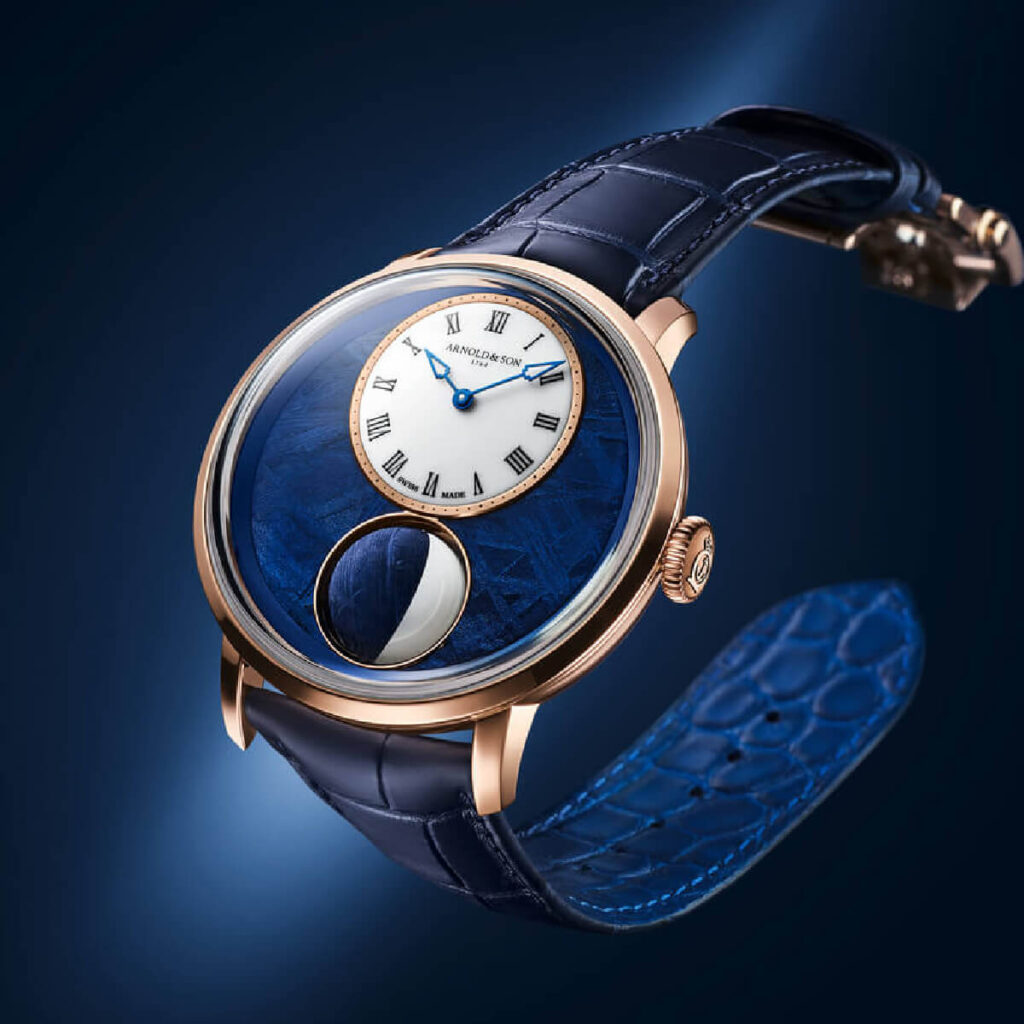 ARNOLD AND SON LUNA MAGNA RED GOLD METEORITE
