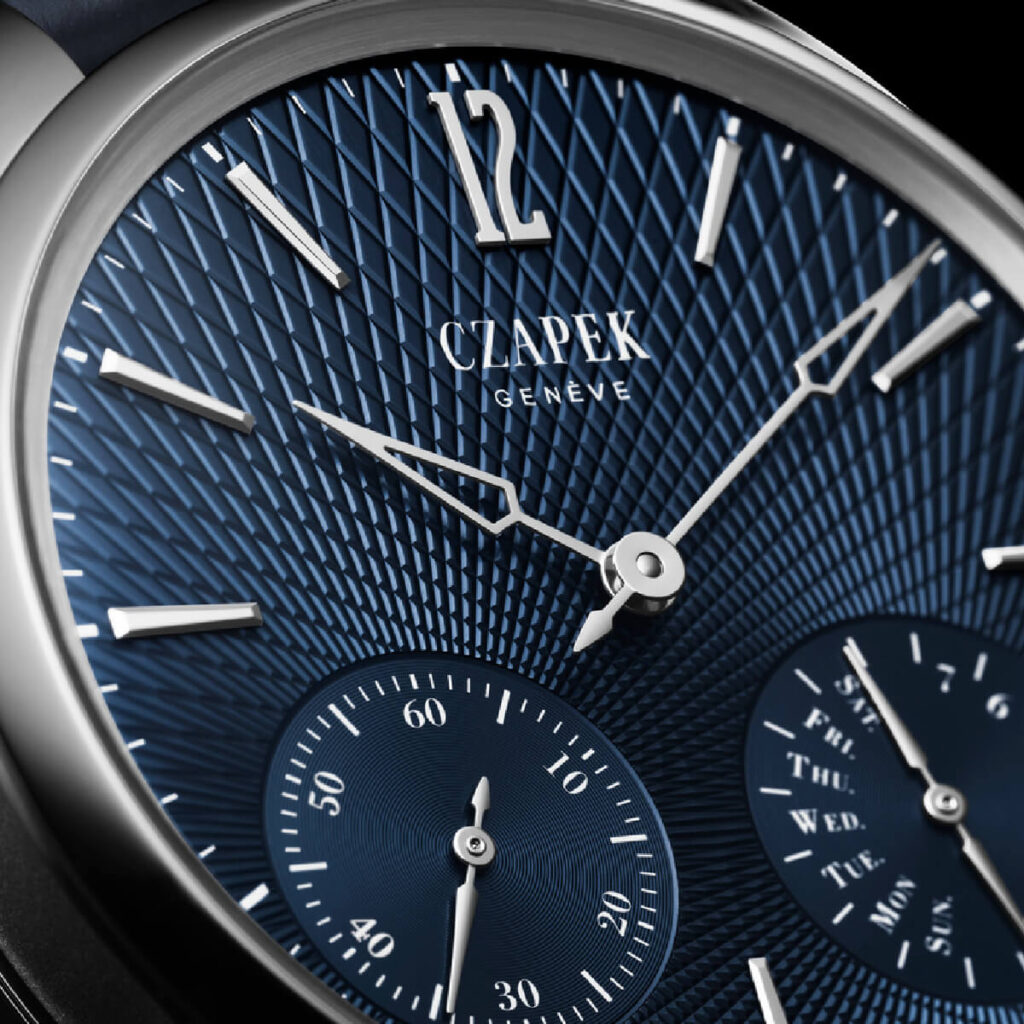 CZAPEK QUAI DES BERGUES DOUBLE SOLEIL DEEP BLUE