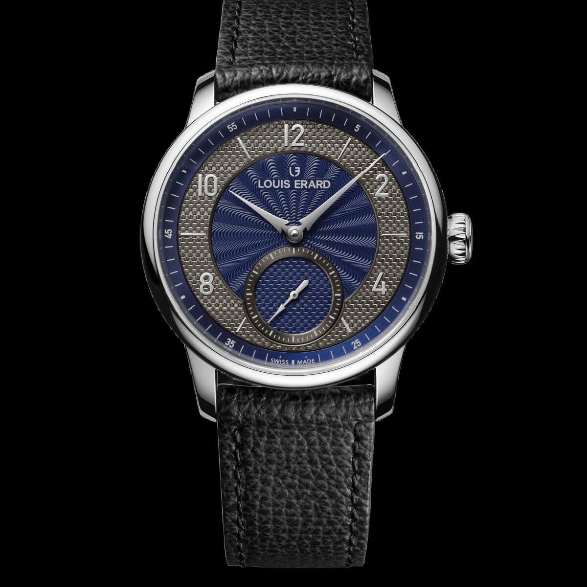 Louis Erard Excellence Petite Seconde Guilloché Anthracite Blue