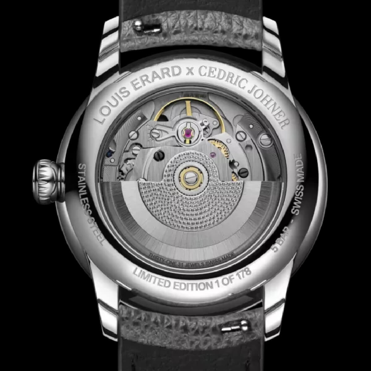 Le Régulateur Louis Erard x Cédric Johner Mauve