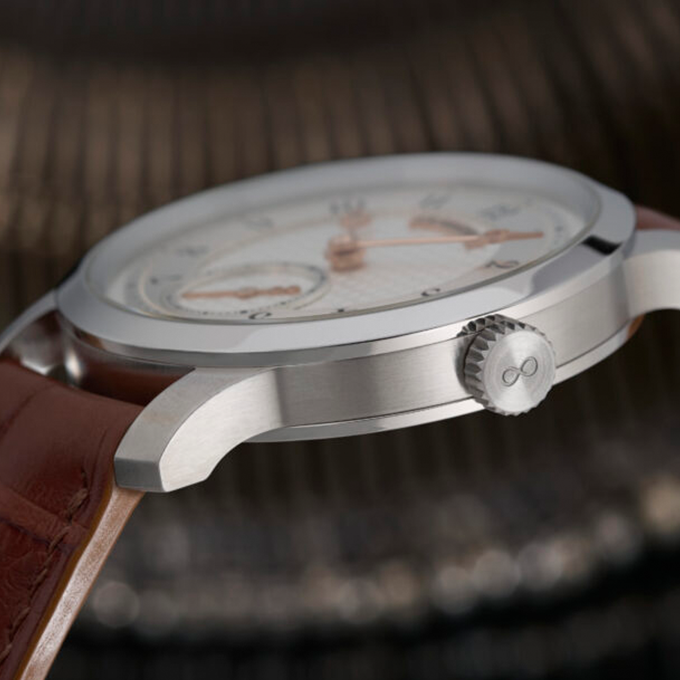 Infinity Series Pure Frosted Silver Dial